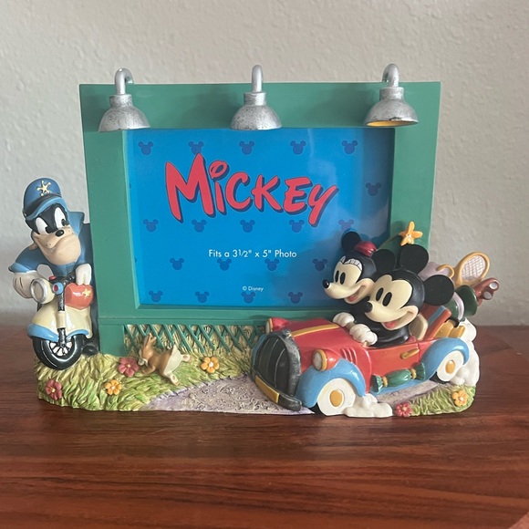 Disney | Toys | Rare Disney Photo Frame With Mickey Minnie Mouse | Poshmark